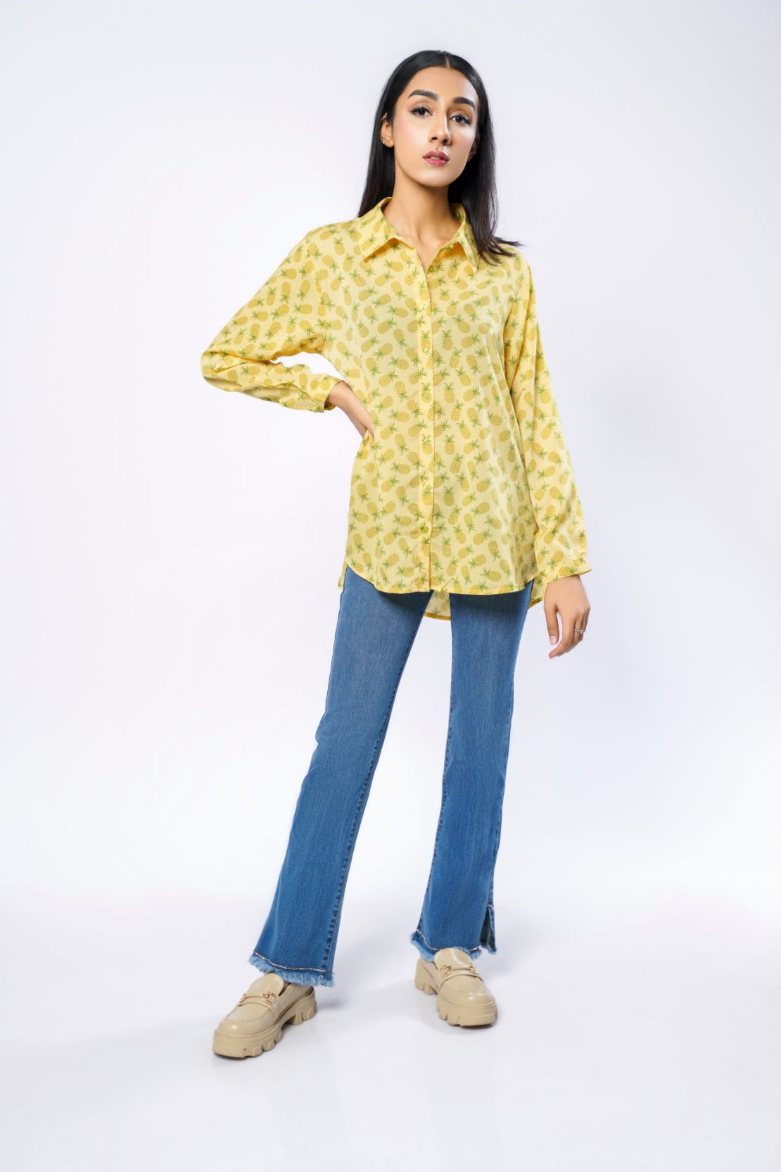 Yellow Top – Ismail’s Clothing